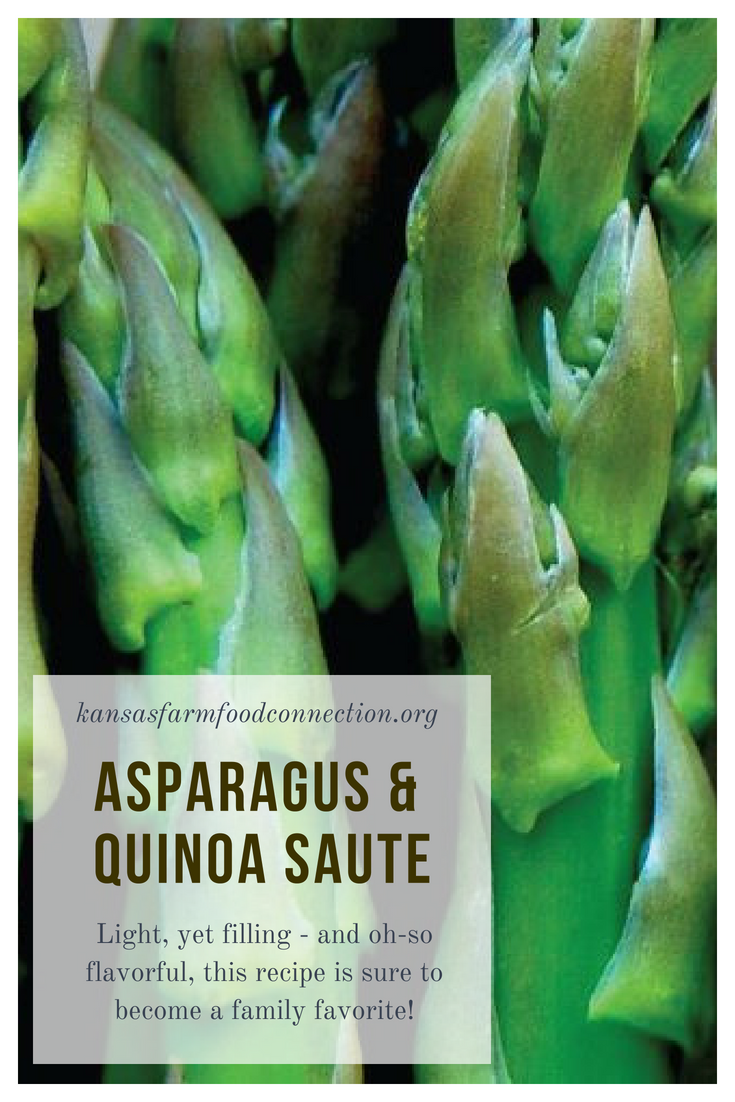 Asparagus and Quinoa Sauté | Kansas Farm Food